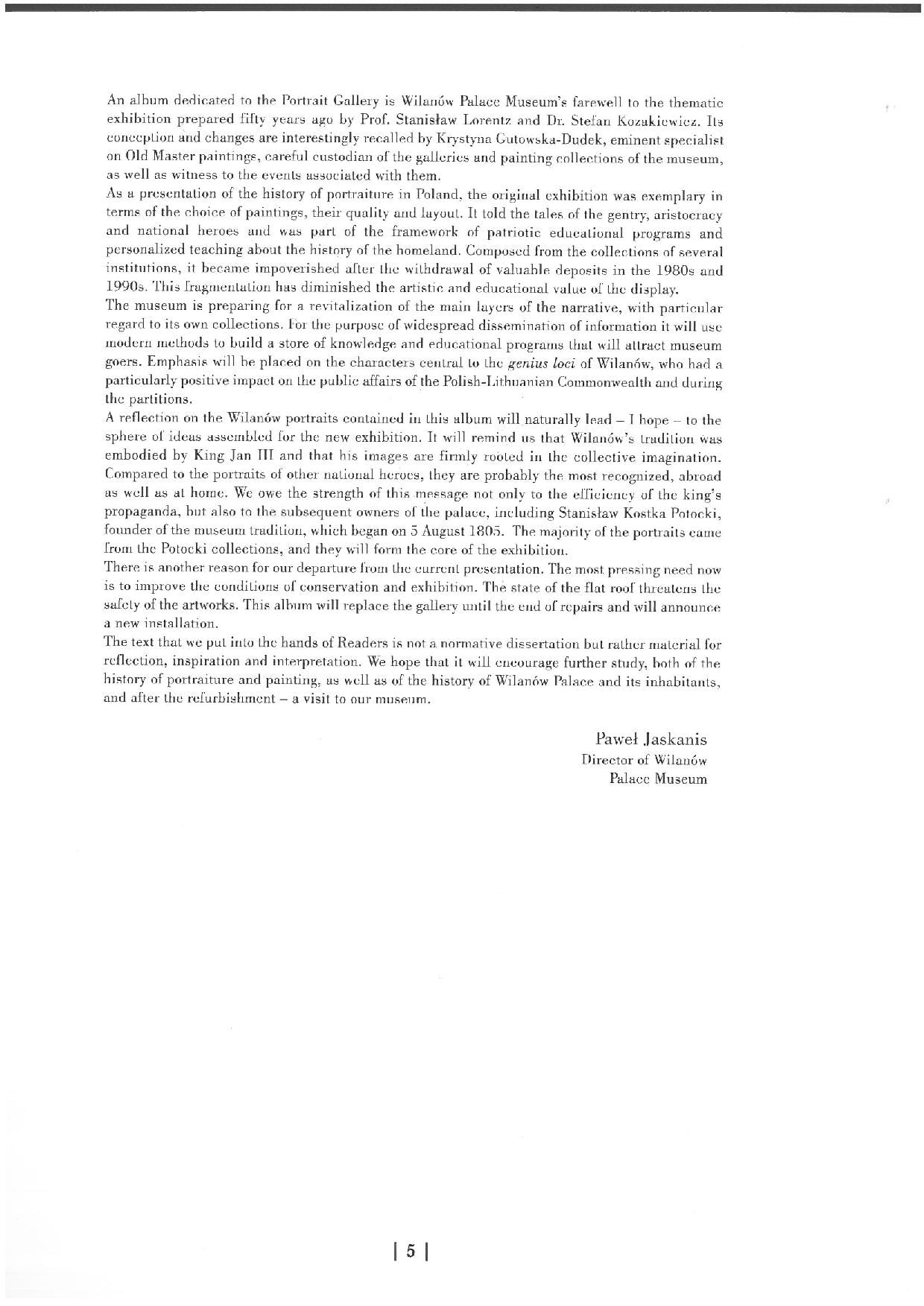 The Polish Portrait - Museum of King Jan III's Palace at Wilanów