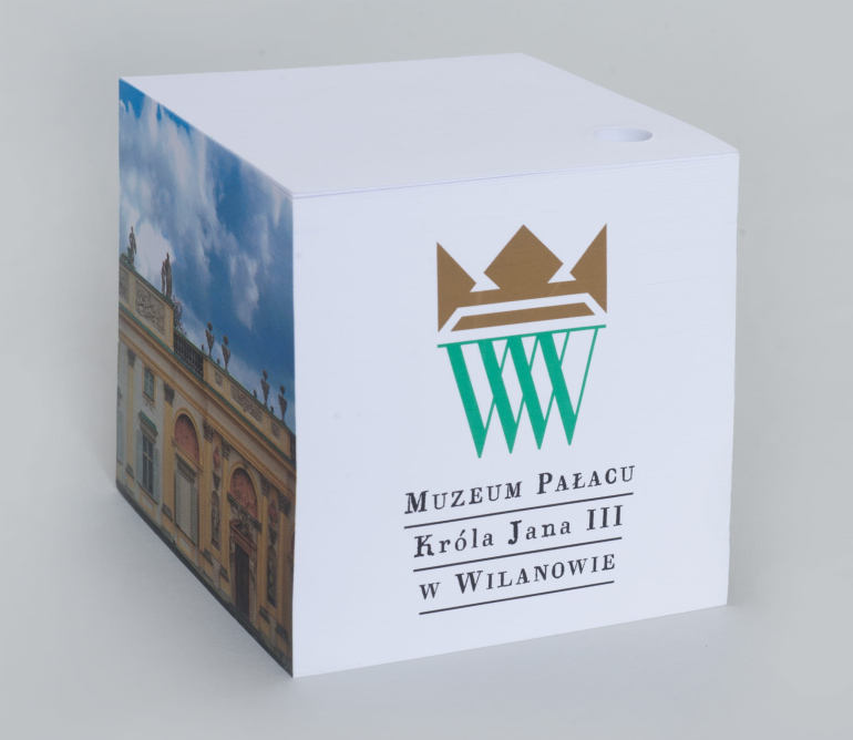 Cube notebook with with the presentation of the palace facade - Museum ...