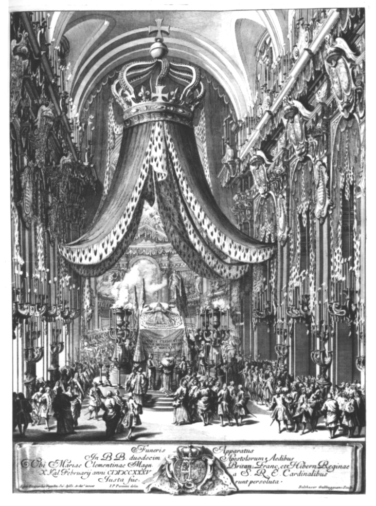 Castrum doloris of Maria Klementyna Sobieska - Museum of King Jan III's ...