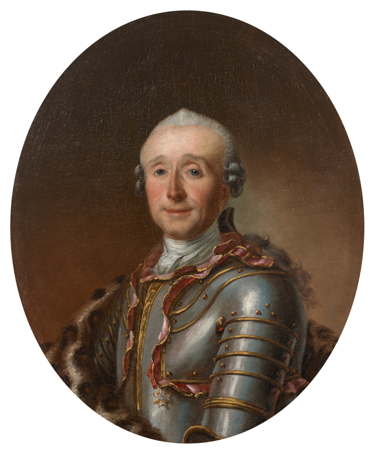 The Sobieskis and Stuarts. Portrait of Prince Jules-Hercule de Rohan ...